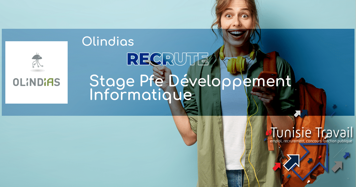 Olindias offre Stage PFE Développement Informatique | Tunisie Travail JobBoards