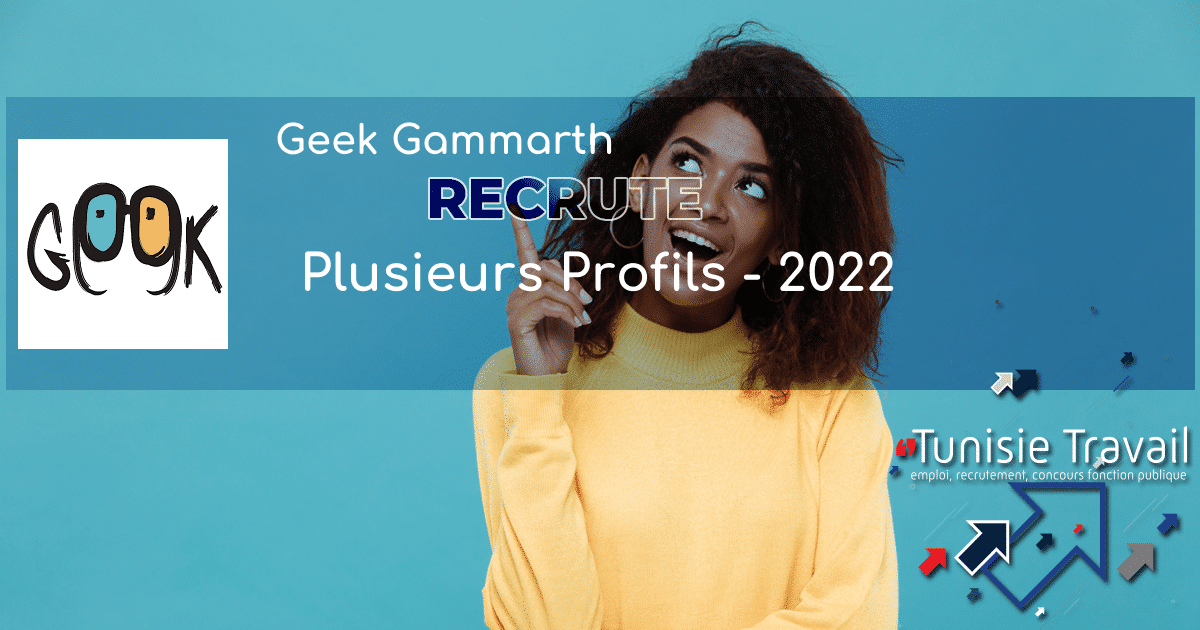 Geek Gammarth recherche Plusieurs Profils – 2022 | Tunisie Travail ...