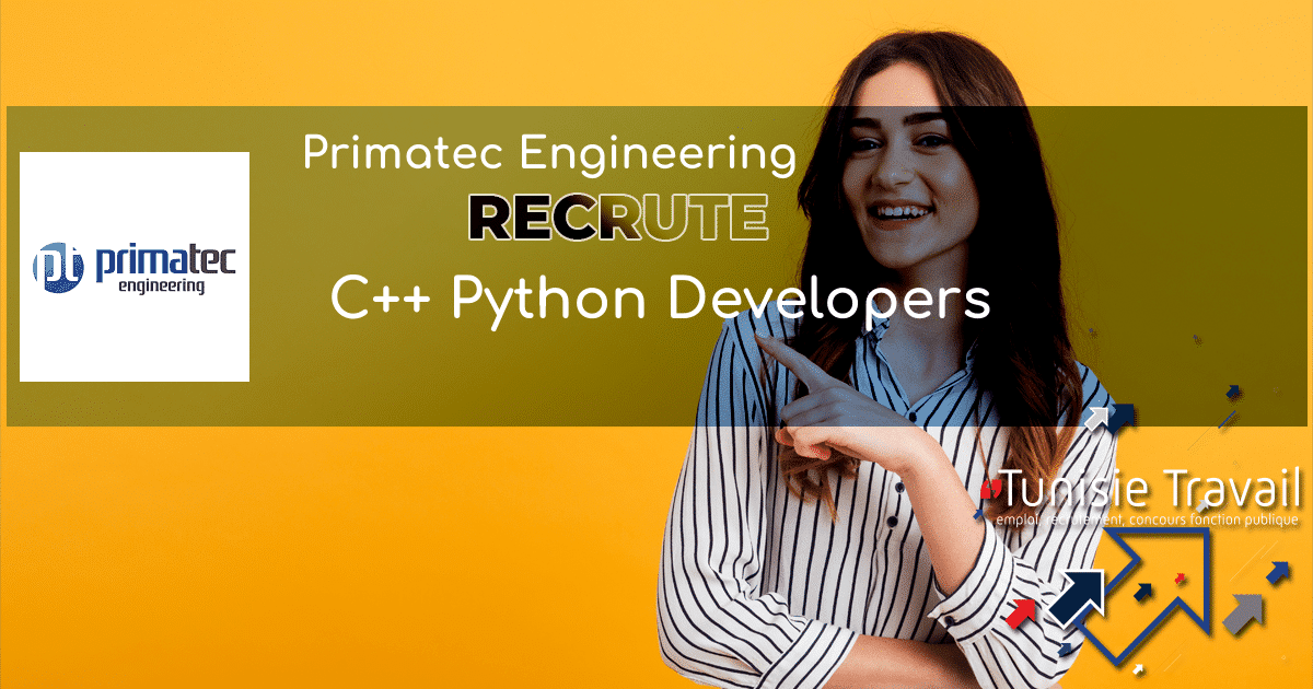 Primatec Engineering is looking for C++ Python Developers | Tunisie Travail JobBoards