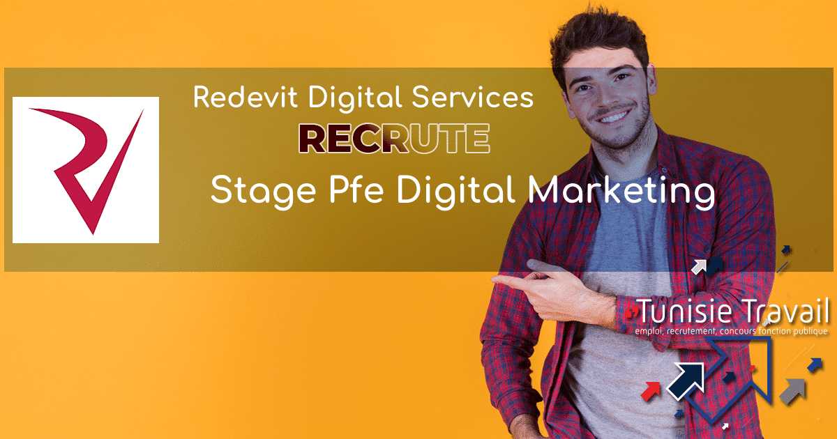 Stage Pfe Digital Marketing – Redevit Digital Services | Tunisie Travail
