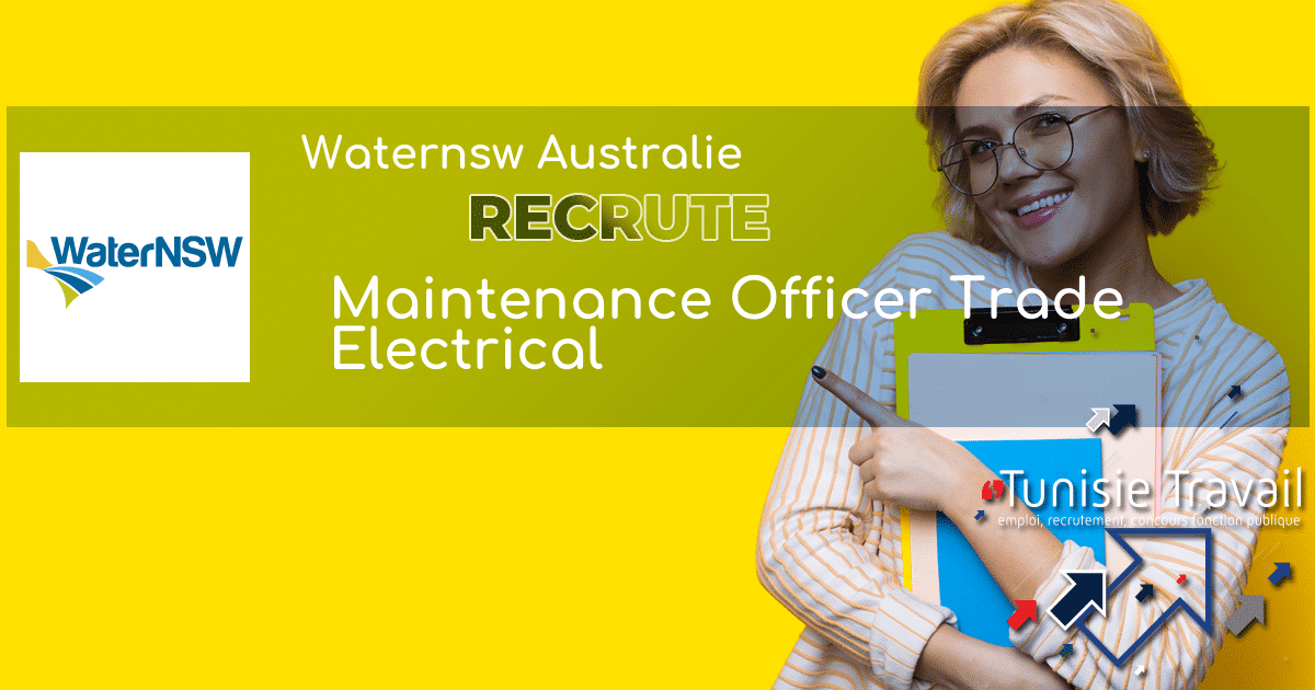 WaterNSW Australie is hiring Maintenance Officer Trade Electrical ...